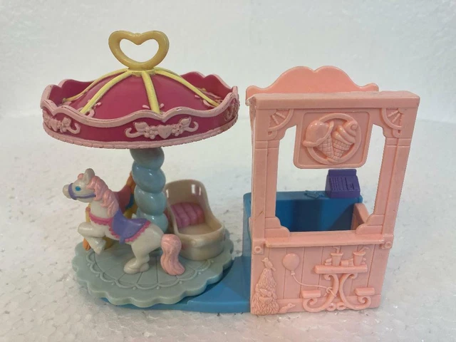 FISHER PRICE SWEET Streets Dollhouse Carousel Merry Go Round Ticket ...