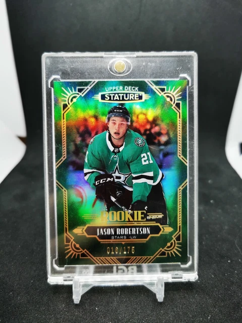 2020-21 UPPER DECK Stature Green Jason Robertson #150 RC /175 $98.00 ...