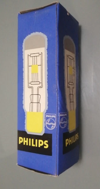 PHILIPS VINTAGE PROJECTOR Bulb Lamp 240V 500W P28S A1/7 Type 6152C/05 ...