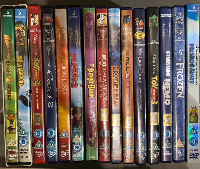 14 X DVD Movie Bundle Disney, Pixar, Dreamworks etc. Job Lot. All As ...