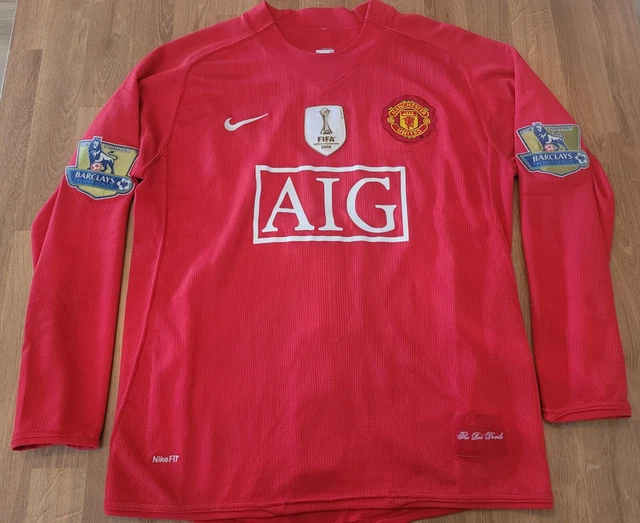 MANCHESTER UNITED 2008 Home Shirt Medium RONALDO 7 £62.00 - PicClick UK
