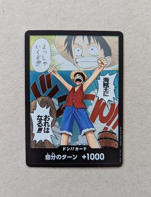 ONE PIECE ROMANCE Dawn Monkey D. Luffy Alt Art !!Don!! Card Op01 EUR 5 ...