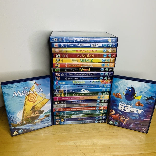 DISNEY DVD BUNDLE x 23 - Mixed Job Lot, Moana, Frozen, Jungle Book ...