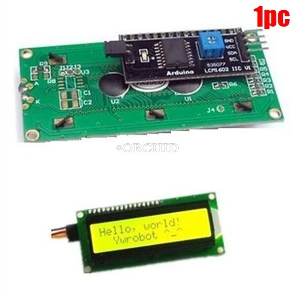 1602 16X2 LCD Character Display + IIC/I2C Serial interface Board Module New £4.79 - PicClick UK