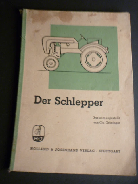 PROSPEKT-BUCH-DER SCHLEPPER-CHR. GRÜNINGER 1957 0225 EUR 19,00 ...
