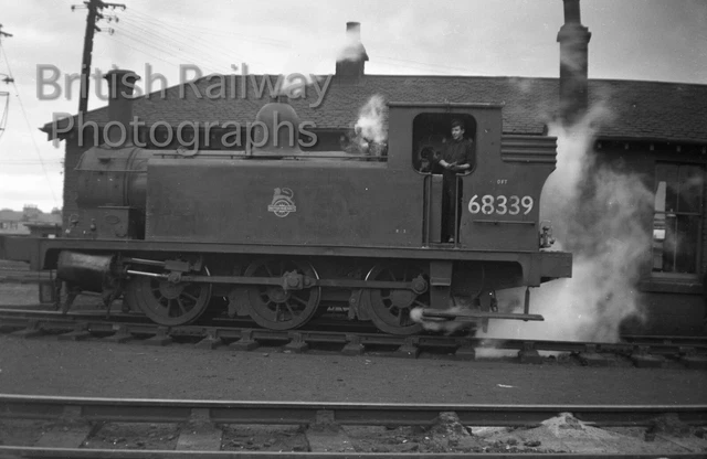 LARGER NEGATIVE BR British Railways Steam Loco 68339 Class J88 ...