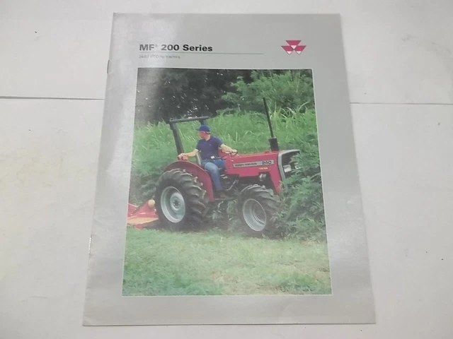 BROCHURE FOR MASSEY Ferguson MF200 Series 231 240 253 34-67 HP PTO HP Tractors EUR 7,84 ...
