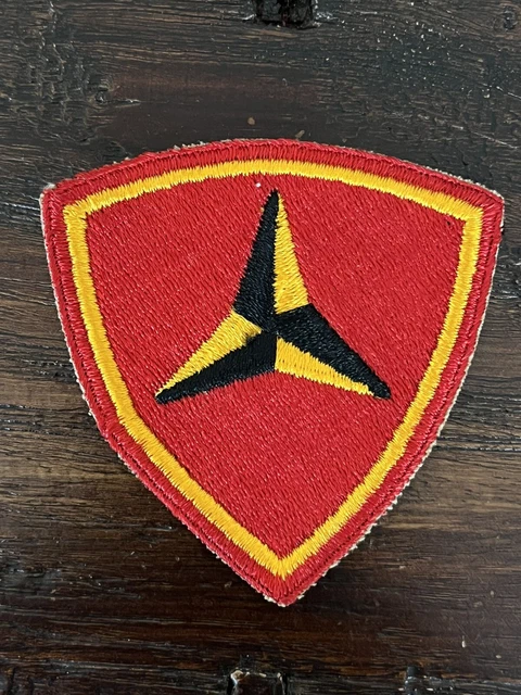 ORIGINAL PERIOD WWII Ww2 Usmc Third Marine Division Patch Fe Ce £10.73 ...