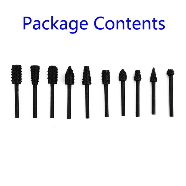 BAVURE ROTATIF RÂPE Mèche Perceuse Bois Sculpture 0.3cm Tige Coupe ...