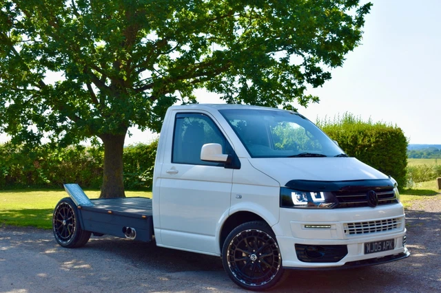VW TRANSPORTER DOKA T5.1 1.9TDI Custom Flatbed Pickup-Show Truck £ ...