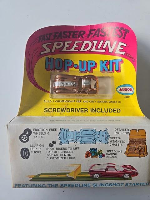 1968 AURORA CIGAR Box Speedline ~ Cheetah ~ Pink Chrome ~ #6871 $15.00 ...