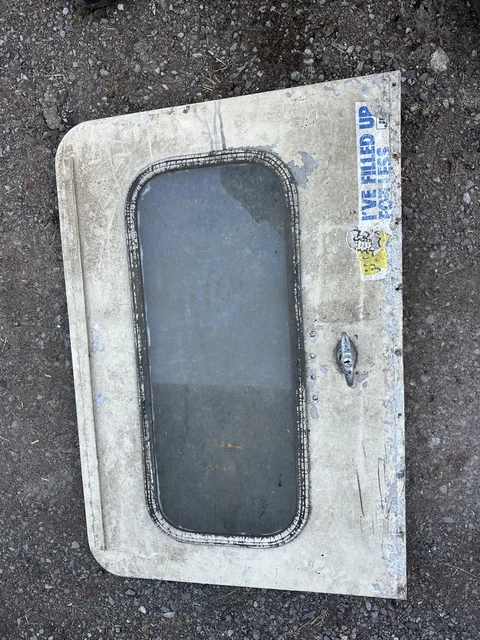 LAND ROVER SERIES 2 2a 3 Tailgate rear upper cat flap rare restoration ...