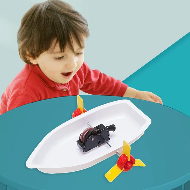 5# DIY BOAT Model STEM Toys School Educational Physics Teaching Tool ...