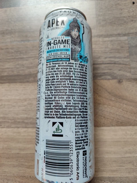 MEGA MONSTER ULTRA Apex Legends Energy Drink 568ml Can Can SKU 0521 AG ...