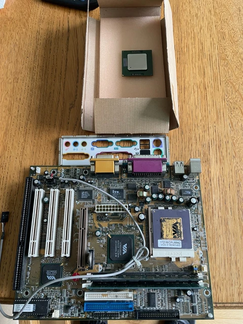 VINTAGE RETRO PC - Motherboard Micro ATX/CPU/RAM Sticks £9.03 - PicClick UK