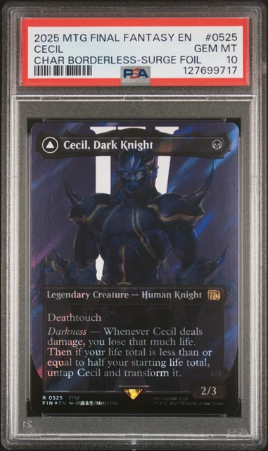 2025 MTG FINAL Fantasy Surge Cecil, Dark Knight/Cecil, Redeemed Paladin ...