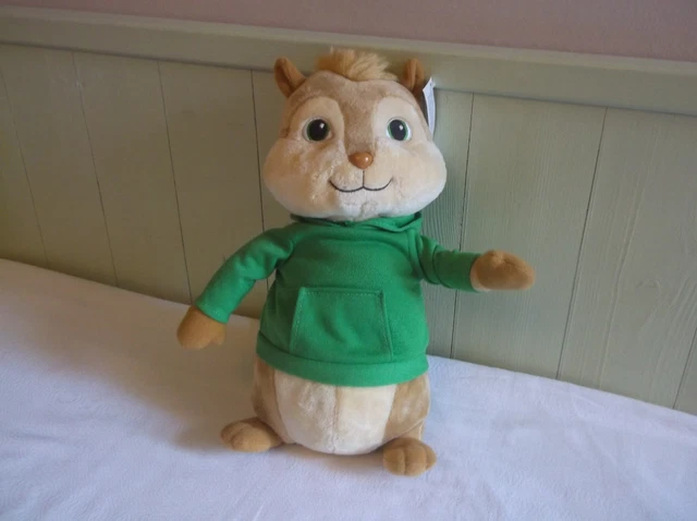 ALVIN AND THE Chipmunks 12" Tall Talking Theodore Soft Plush Toy £13.97 ...