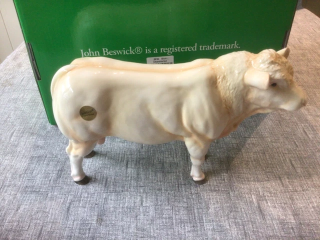 BESWICK CHAROLAIS BULL Model JBF84 - 15 x 25 cms with Box $116.18 ...