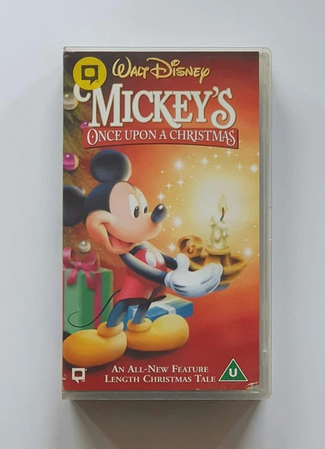 MICKEY'S ONCE UPON A Christmas (VHS, 1999)🔸Ex-Library🔸Walt Disney ...