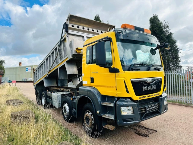 2016 (66) MAN TGS 35.400 8x4 Thompson Alloy Tipper, Euro 6, Choice £ ...
