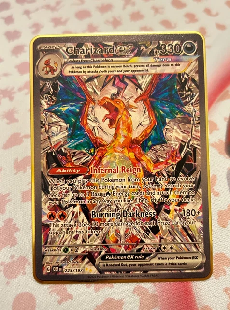 POKEMON SOLID METAL Cards Gold Pikachu Charizard Mewtwo & More Rare EX ...