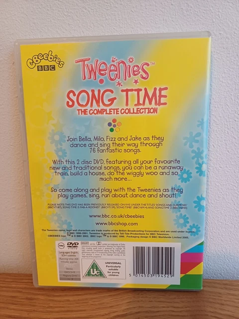 CBEEBIES TWEENIES: SONG Time | The Complete Collection DVD | 2 Disc Set ...