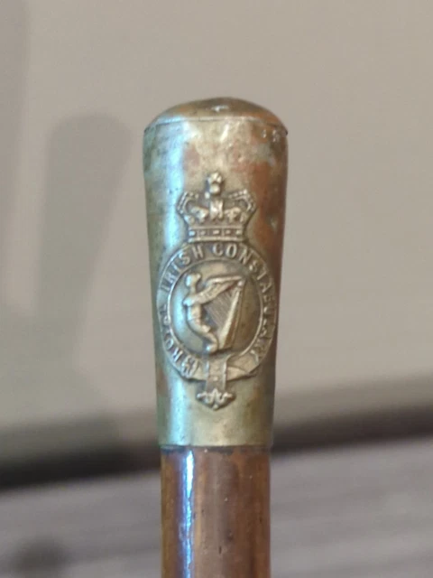 ANTIQUE MILITARY ROYAL Irish Constabulary Regiment Swagger Stick £78.72 ...