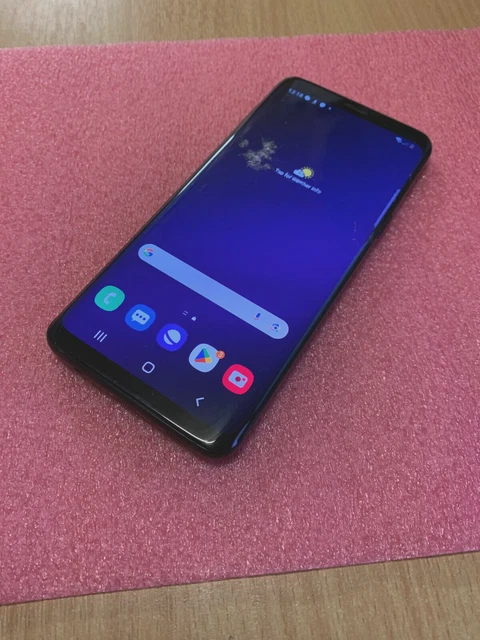 SAMSUNG GALAXY S9 64GB SM-G960F Works But DAMAGED CRACKED SCREEN ...