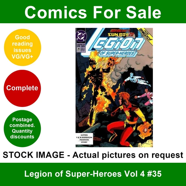 DC LEGION OF Super-Heroes Vol 4 #35 comic - VG/VG+ 01 Nov 1992 EUR 5,55 ...