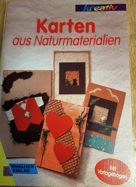 BASTELHEFT &KARTEN AUS Naturmaterialien" Basteln, Grußkarten, Kreatives EUR 1,00 - PicClick DE