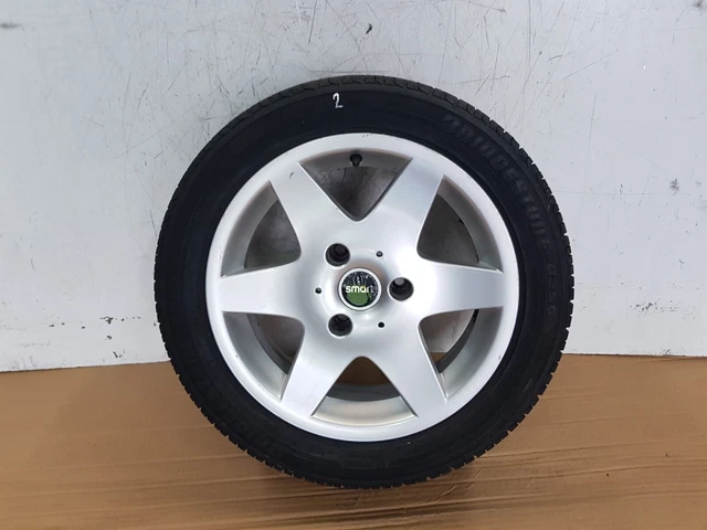 SMART FORTWO W450 1998 - 2007 Roue Alliage Arrière 15" + Pneu ...