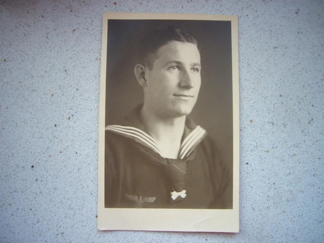 32) PORTRAIT FOTO Kriegsmarine Matrose - ROOSENDAAL Niederlande HOLLAND ...