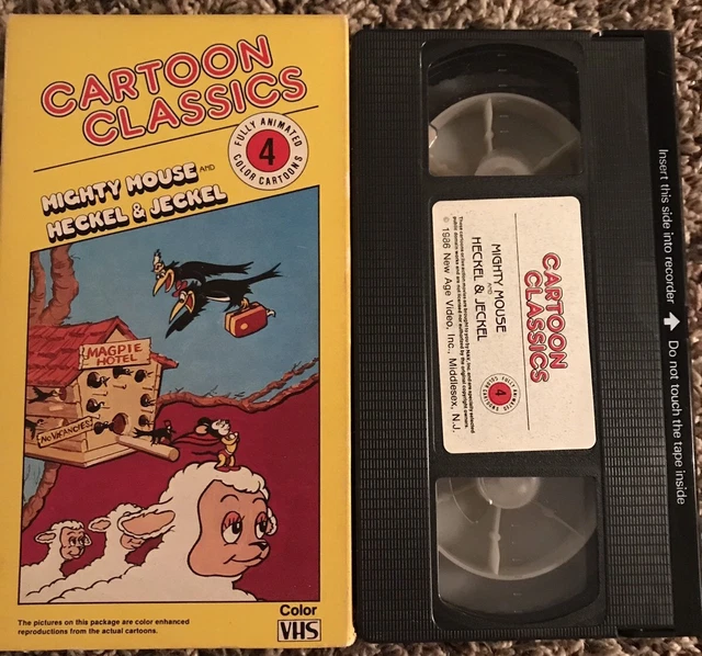 MIGHTY MOUSE HECKLE & Jeckle Cartoon Classics Wolf Wolf / Hep Cat VHS ...