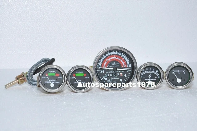 MASSEY FERGUSON GAUGE Kit and Tachometer -MF35, MF50, MF65, TO35, F40 ...