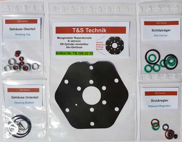 0438100069 FUEL DISTRIBUTOR Mercedes-Benz 280 Repair Kit K-Jetronic ...