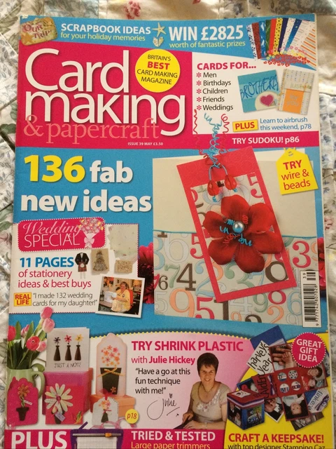 CARDMAKING AND PAPERCRAFT magazine Issue 39 £0.99 - PicClick UK
