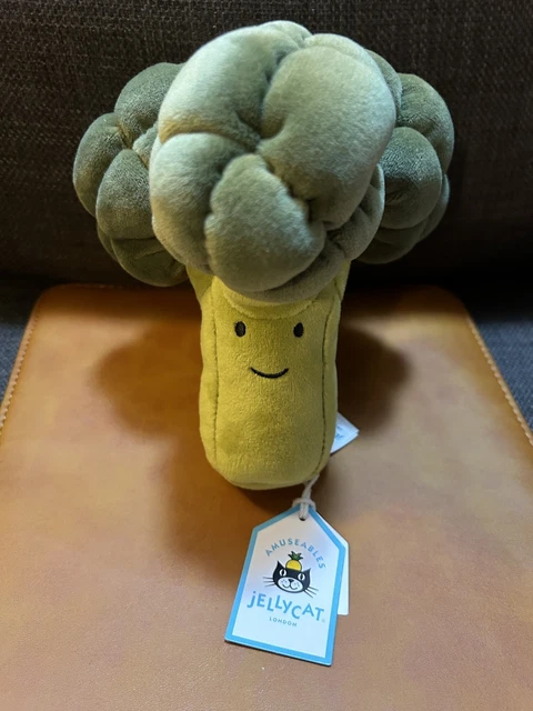 JELLYCAT VIVACIOUS BROCCOLI Plush Soft Toy New Without Tags Retired £27 ...