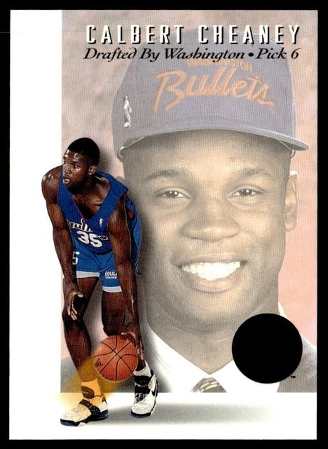 1993-94 SKYBOX DRAFT Picks Calbert Cheaney Rookie Washington Bullets # ...