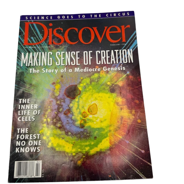 DISCOVER MAGAZINE FEBRUARY 1996 Issue Making Sense Of Creation £8.23 ...