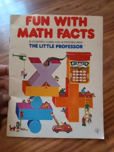 FUN WITH MATH Facts The Little Professor Vintage Paperback Texas ...