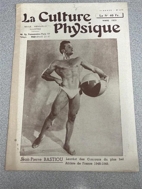 LA CULTURE PHYSIQUE bodybuilding muscle magazine JEAN-PIERRE BASDTIOU 3 ...