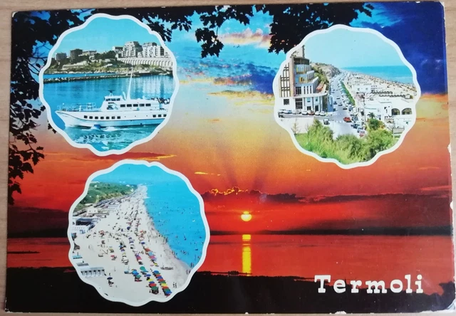 CARTOLINA 1972 ITALIA TERMOLI SALUTI Italy postcard EUR 5,50 - PicClick IT