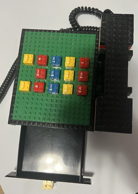 VINTAGE TYCO SUPER Fun Playful Colorful Blocks Lego Telephone 1980's ...
