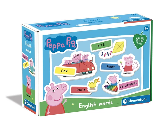 CLEMENTONI - 16352 - Peppa Pig - English Words - Educational Toys For 3 ...