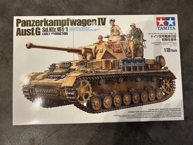 TAMIYA 35378 PANZERKAMPFWAGEN IV Ausf. G / Sd.Kfz. 161/1 EUR 29,99 ...