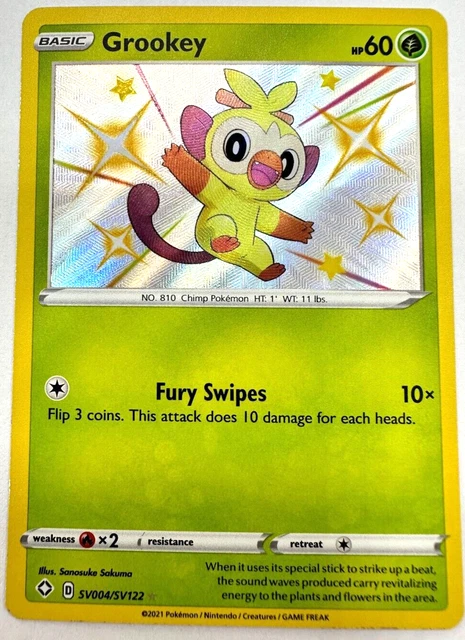 CARTA POKEMON GCC Groggy SV004/SV122 Lucido Destino Olo Raro Inglese ...
