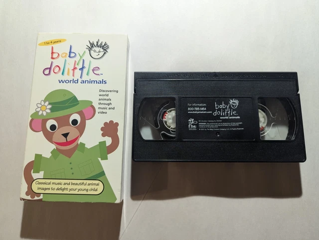 BABY EINSTEIN - Baby Dolittle World Animals VHS Tape 2001 Kids ...
