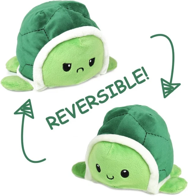 HUGGABLE REVERSIBLE TURTLE Plushie - Perfect Stress Relief Companion £9 ...