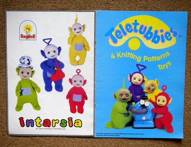 ALAN DART TELETUBBIES Toys Knitting Pattern 1996 £22.00 - PicClick UK