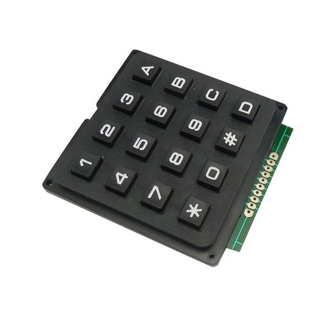 4*4 MICROCONTROLLER MATRIX Keypad Module 16 keys Switch A keyboard ...